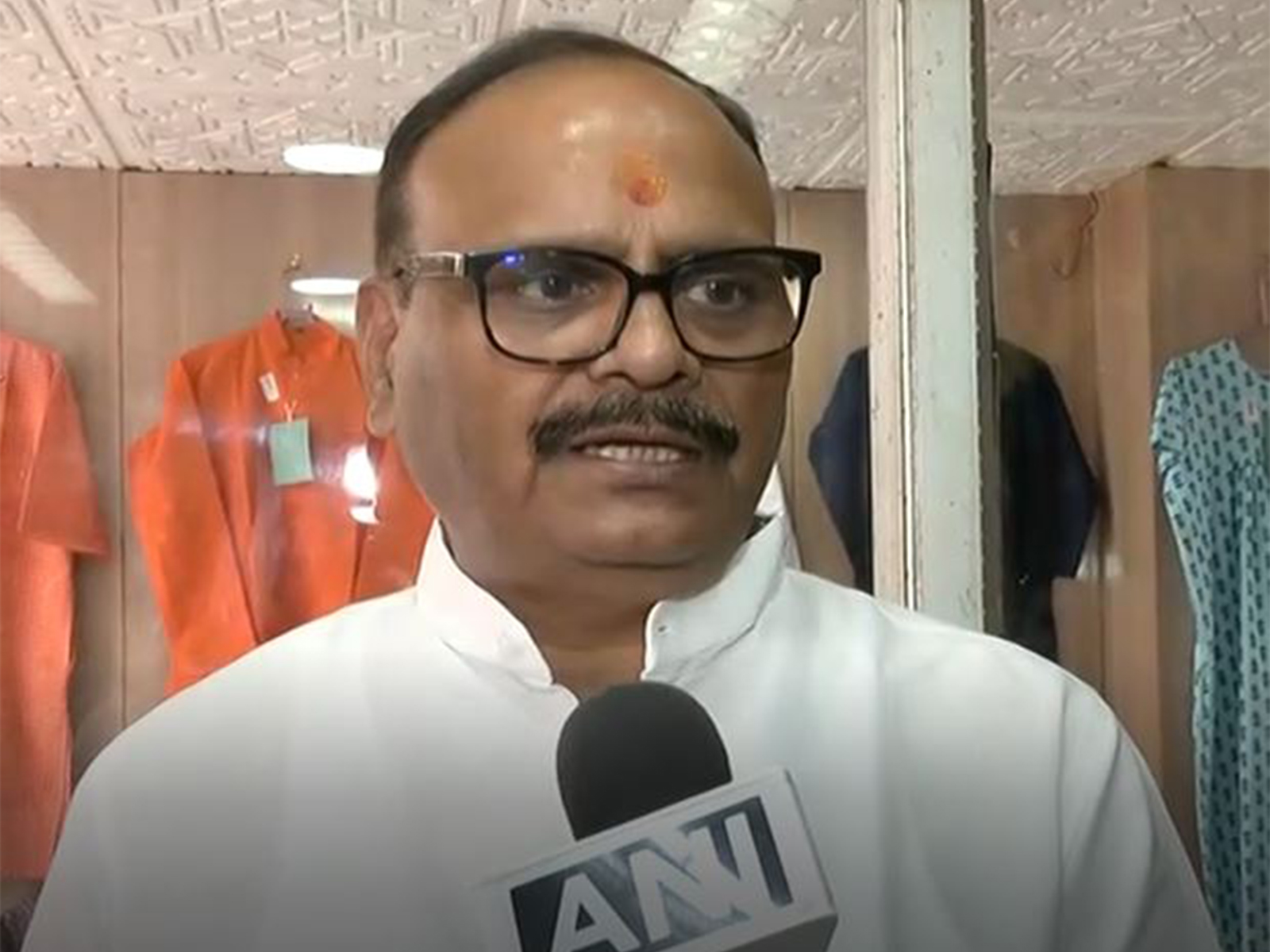 Uttar Pradesh Deputy Chief Minister Brajesh Pathak pays his respect on the birth anniversary of ...