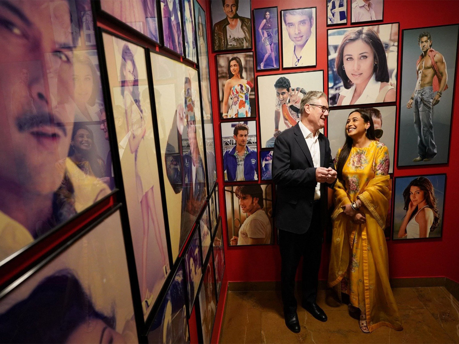 British PM Keir Starmer meets Rani Mukerji at Yash Raj Films Studios ...