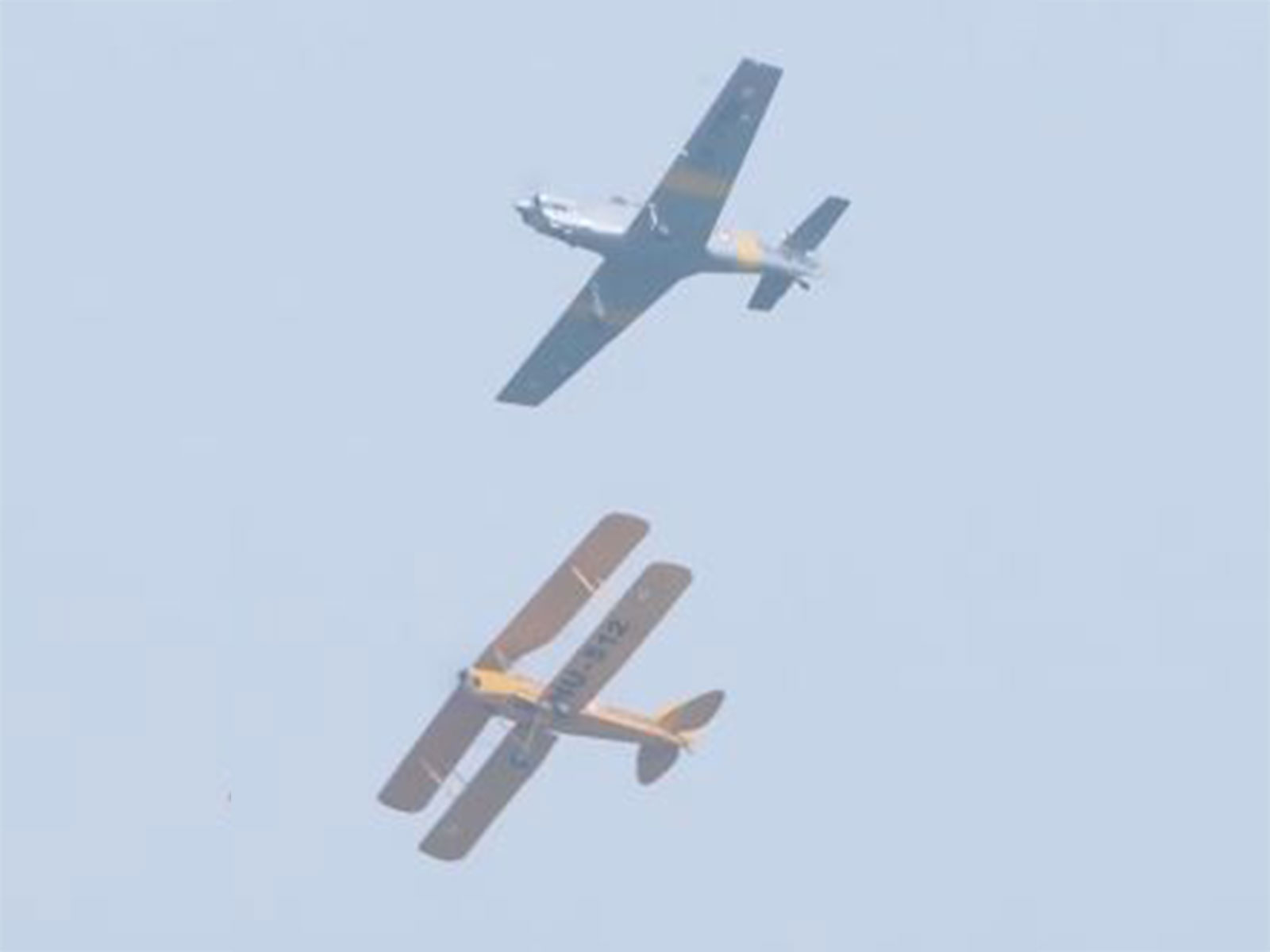 IAF displays India's first indigenous aircraft restored HT-2 for first ...