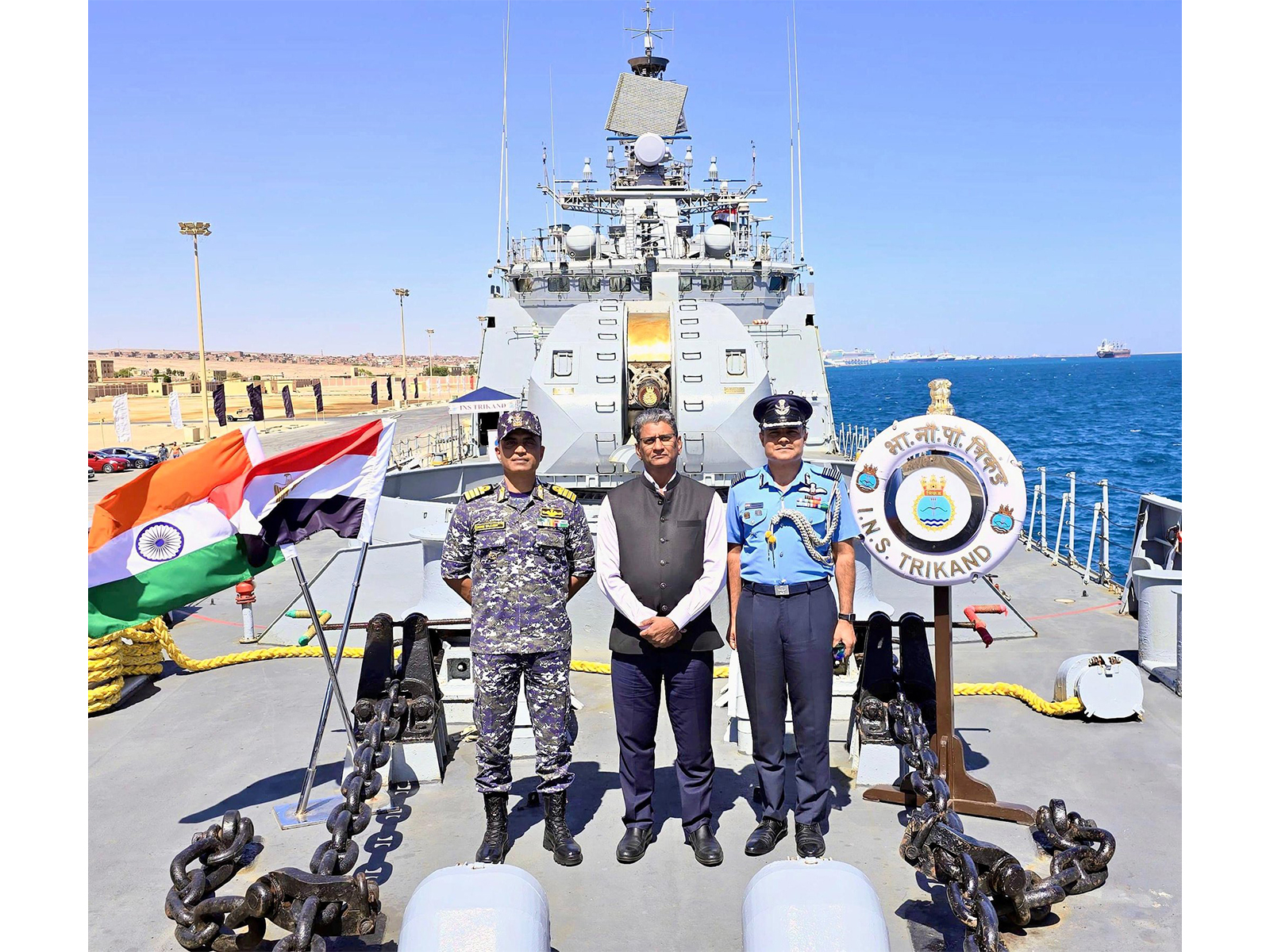 INS Trikand visits Egypt's Safaga as part of operational deployment