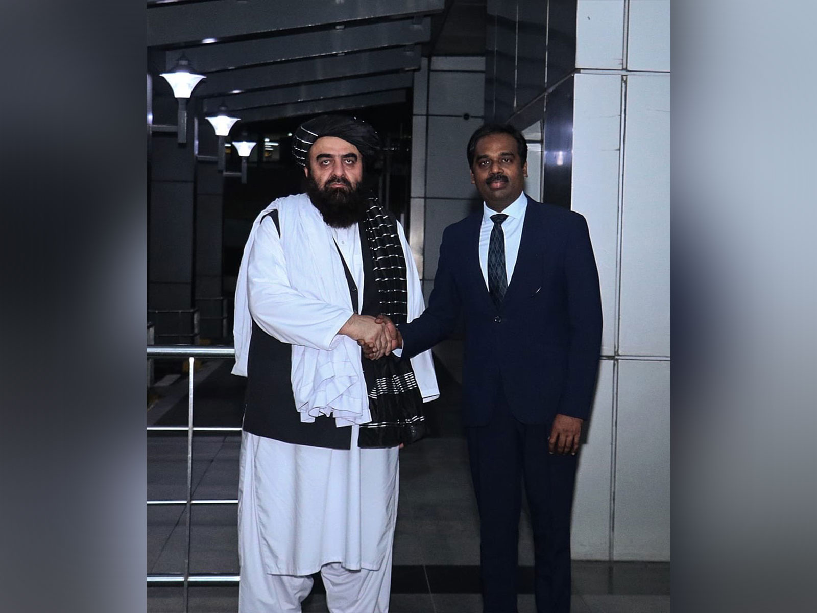 Afghan Foreign Minister Mawlawi Amir Khan Muttaqi arrives in India