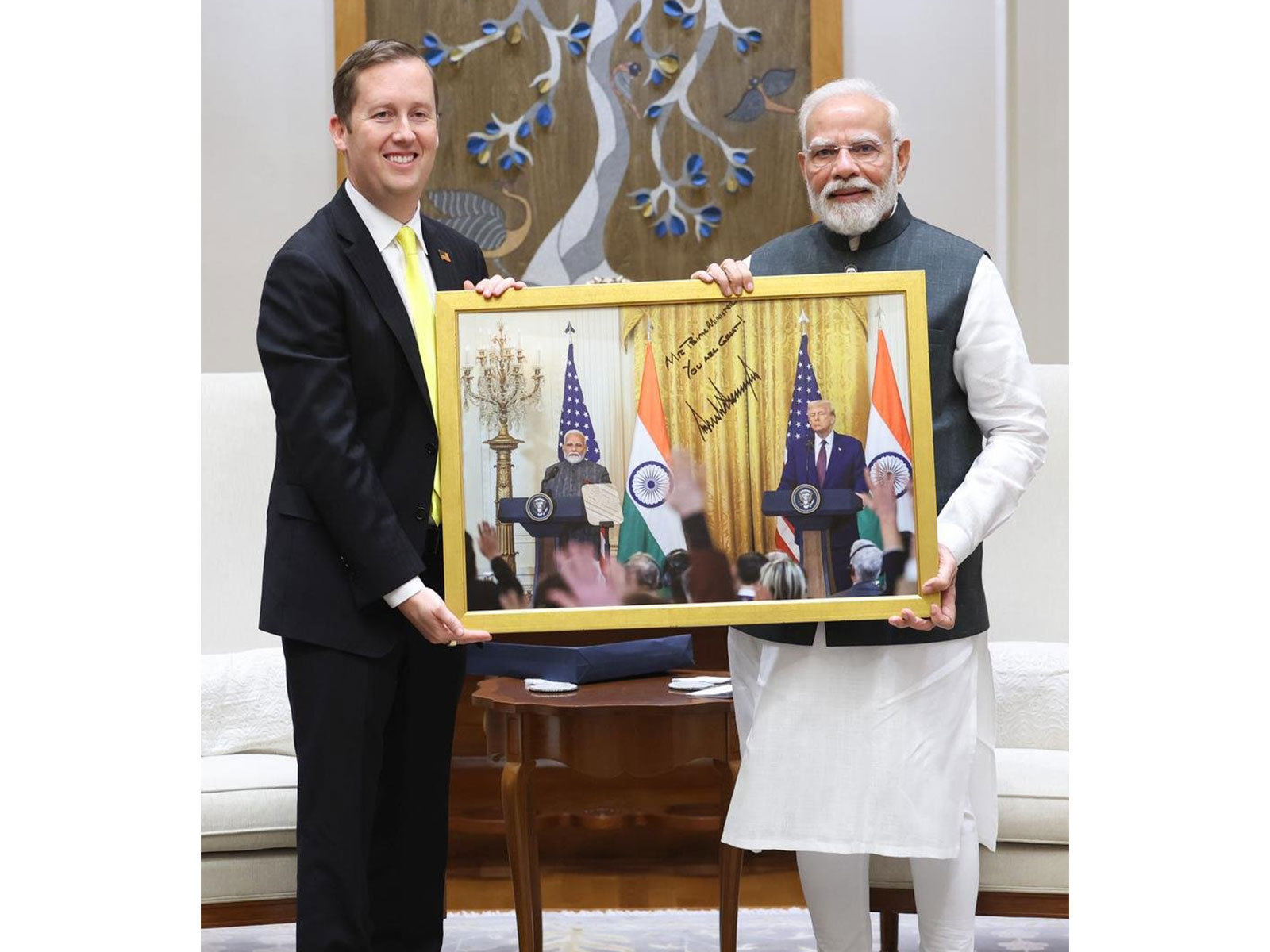 "An honor to be with PM Modi; our relationship will only strengthen ...