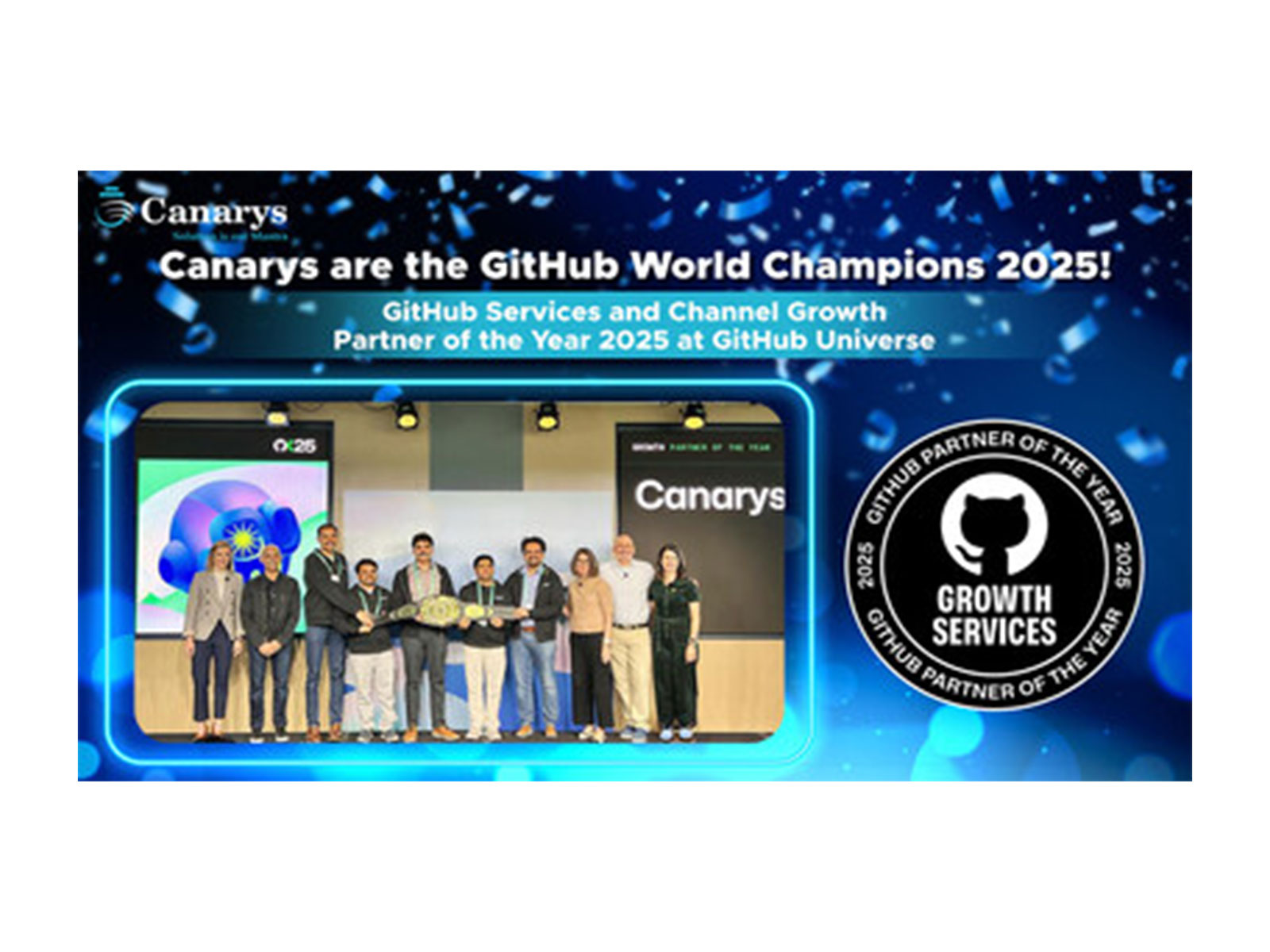 Canarys Automations Limited Recognized in 2025 GitHub Partner Awards