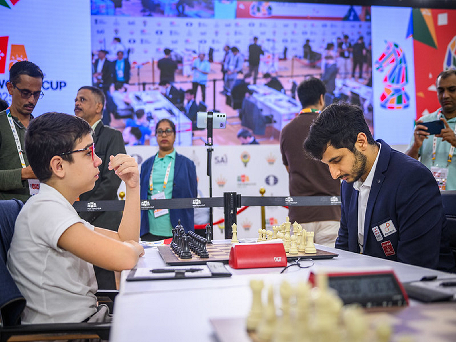 FIDE World Cup 2025: World junior champion V Pranav, GM Arjun Erigaisi win with black; Vidit ...