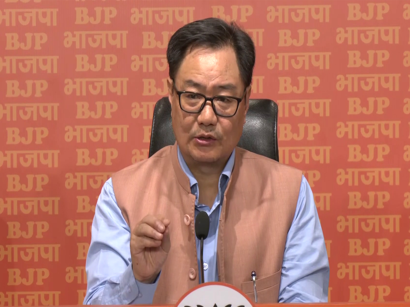 "Haryana issue is being fabricated," Union Minister Kiren Rijiju slams ...