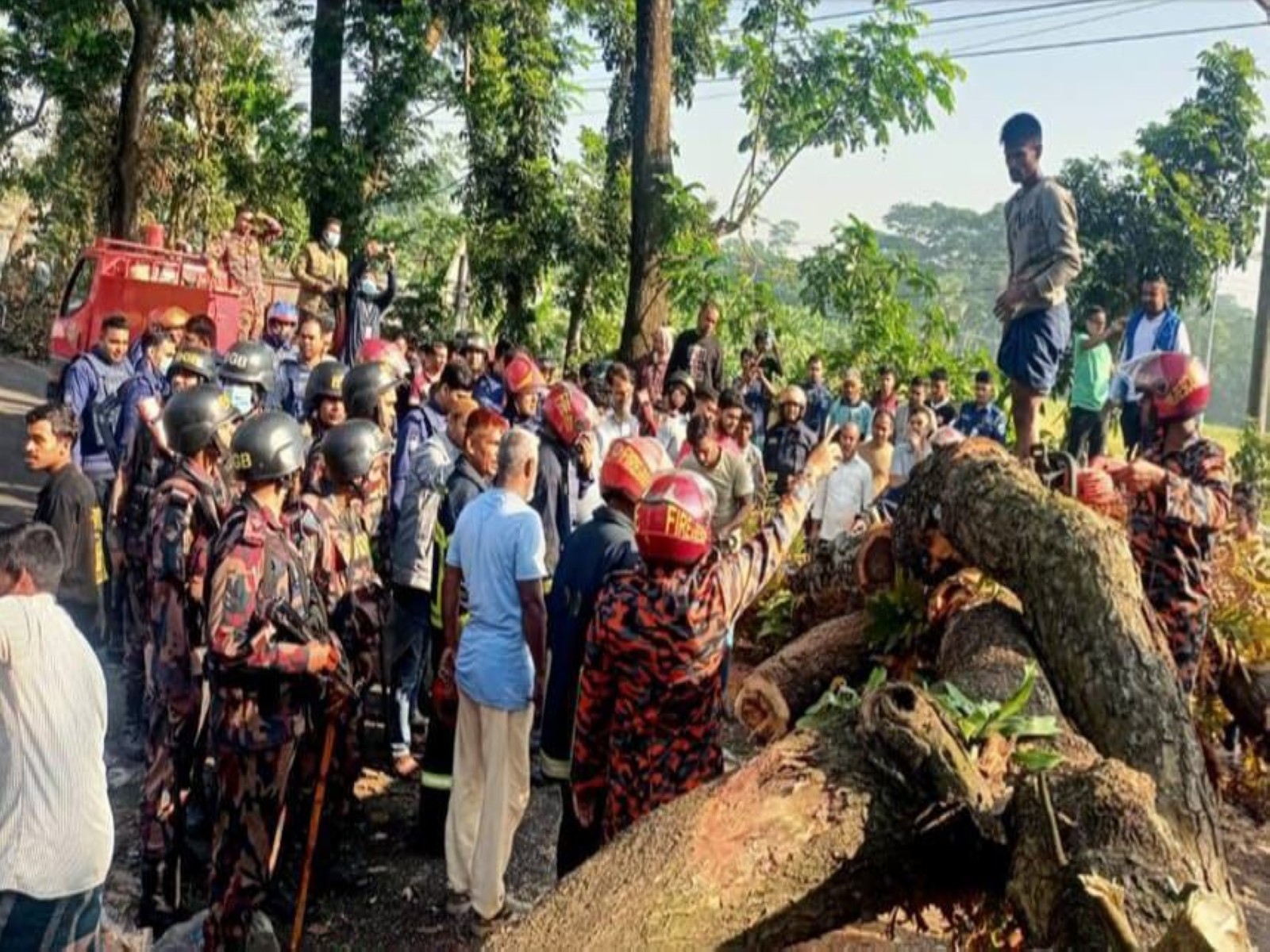 Violence erupts in Bangladesh ahead of verdict in case against Sheikh Hasina