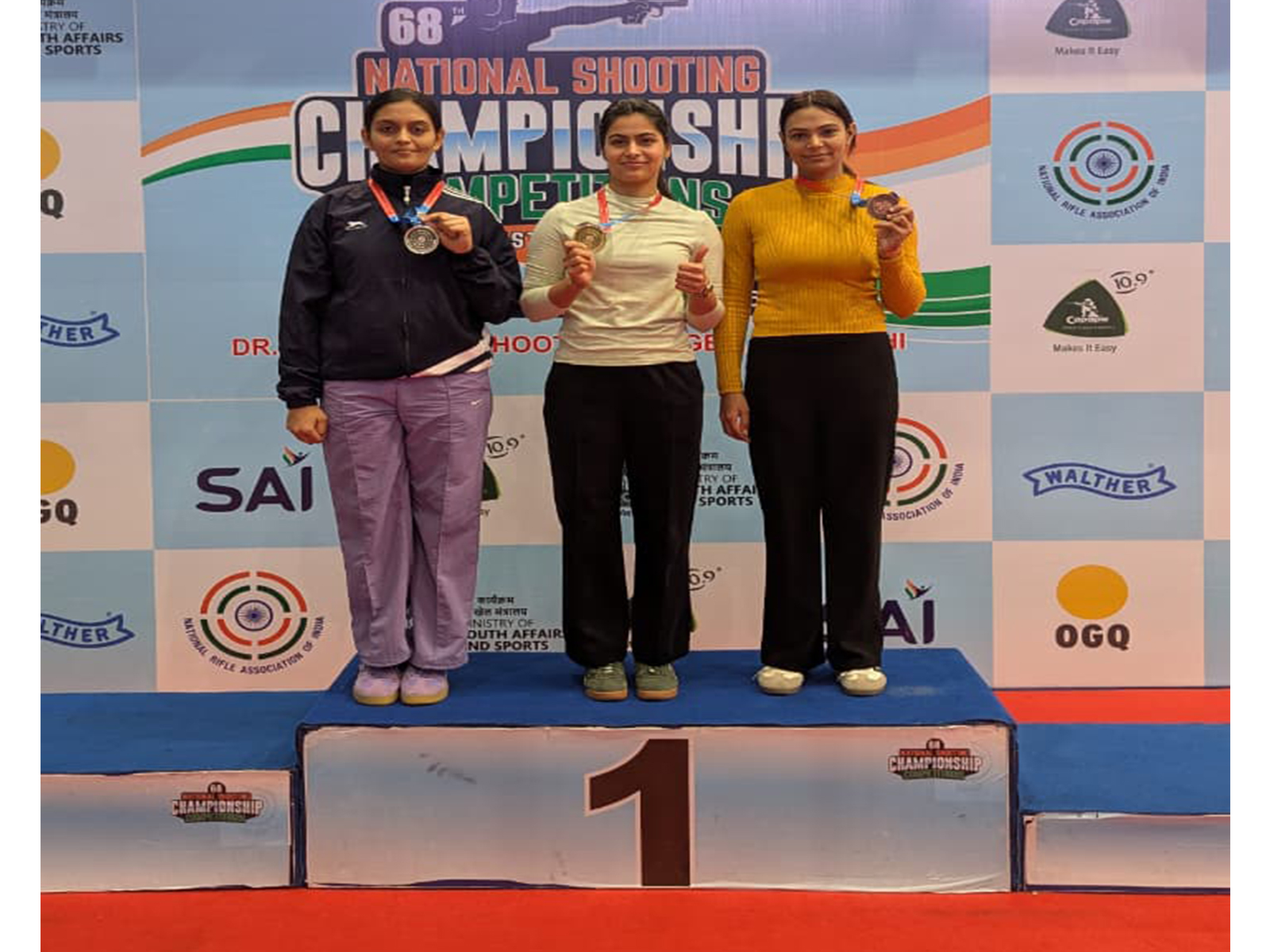 NSCC: Manu Bhaker, Simranpreet Kaur Brar strike gold in women's 25m ...