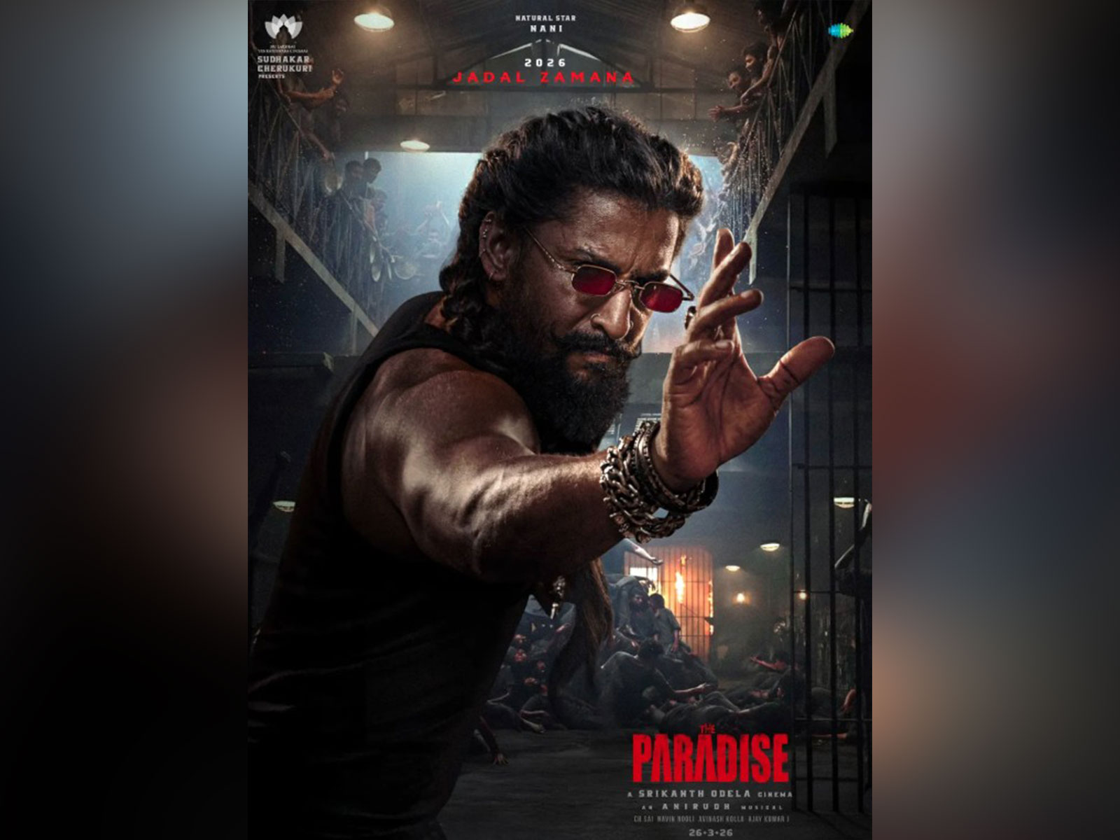 Nani displays his action avatar in 'The Paradise' new poster, film to ...