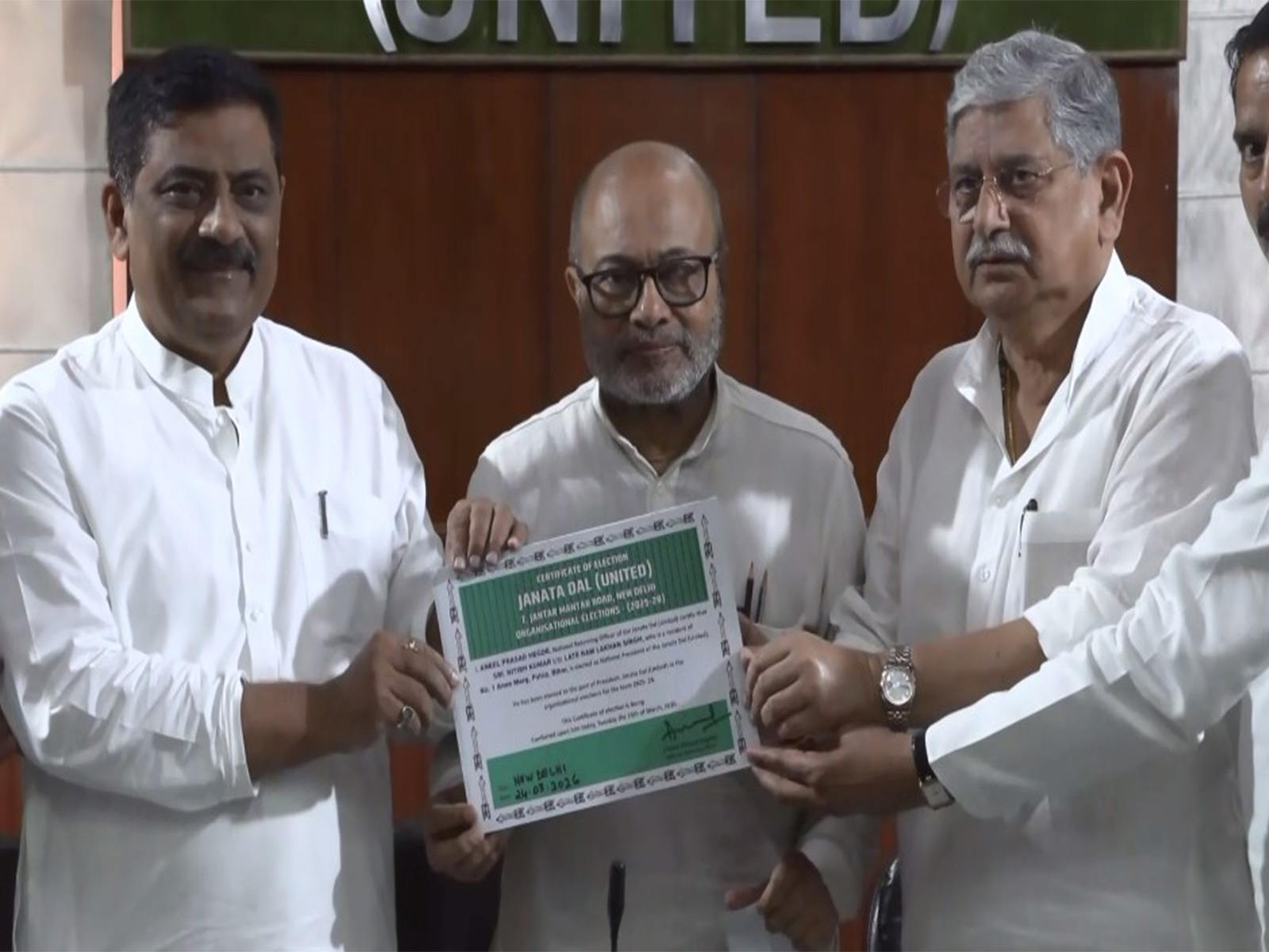 Nitish Kumar elected unopposed as JD(U) president