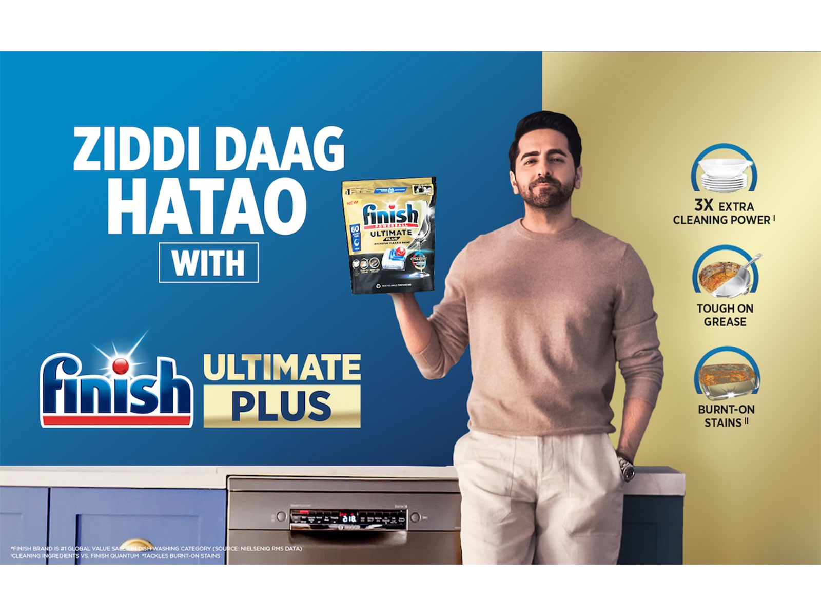 Finish Announces Bollywood Star Ayushmann Khurrana as Brand Ambassador ...