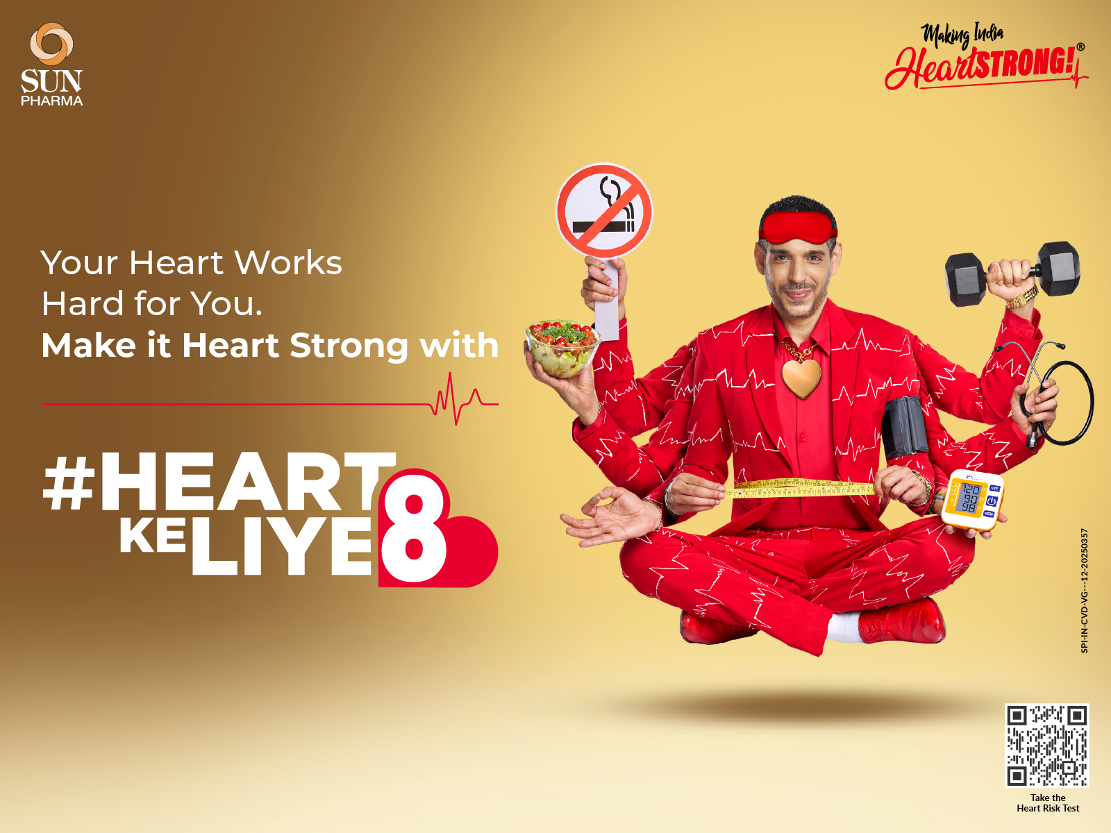 Sun Pharma's 'Heart ke Liye 8 - Making India Heart Strong' campaign ...
