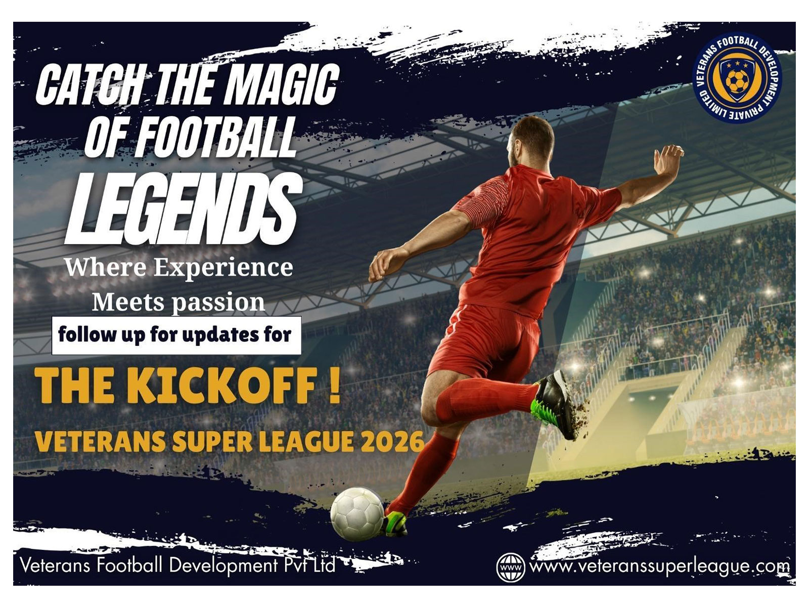 India Gets Its First-Ever Veterans Football League - VSL 2026 Set to ...