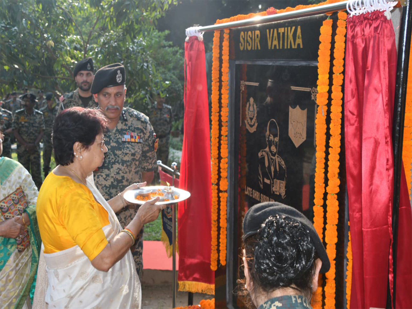 BSF inaugurates 'Sisir Vatika' at Frontier Headquarters in Tripura to ...