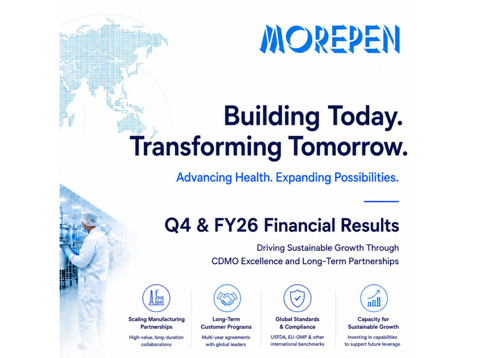 Morepen Labs Q4 Net Profit Rises 69 percent; CDMO Program Moves into ...