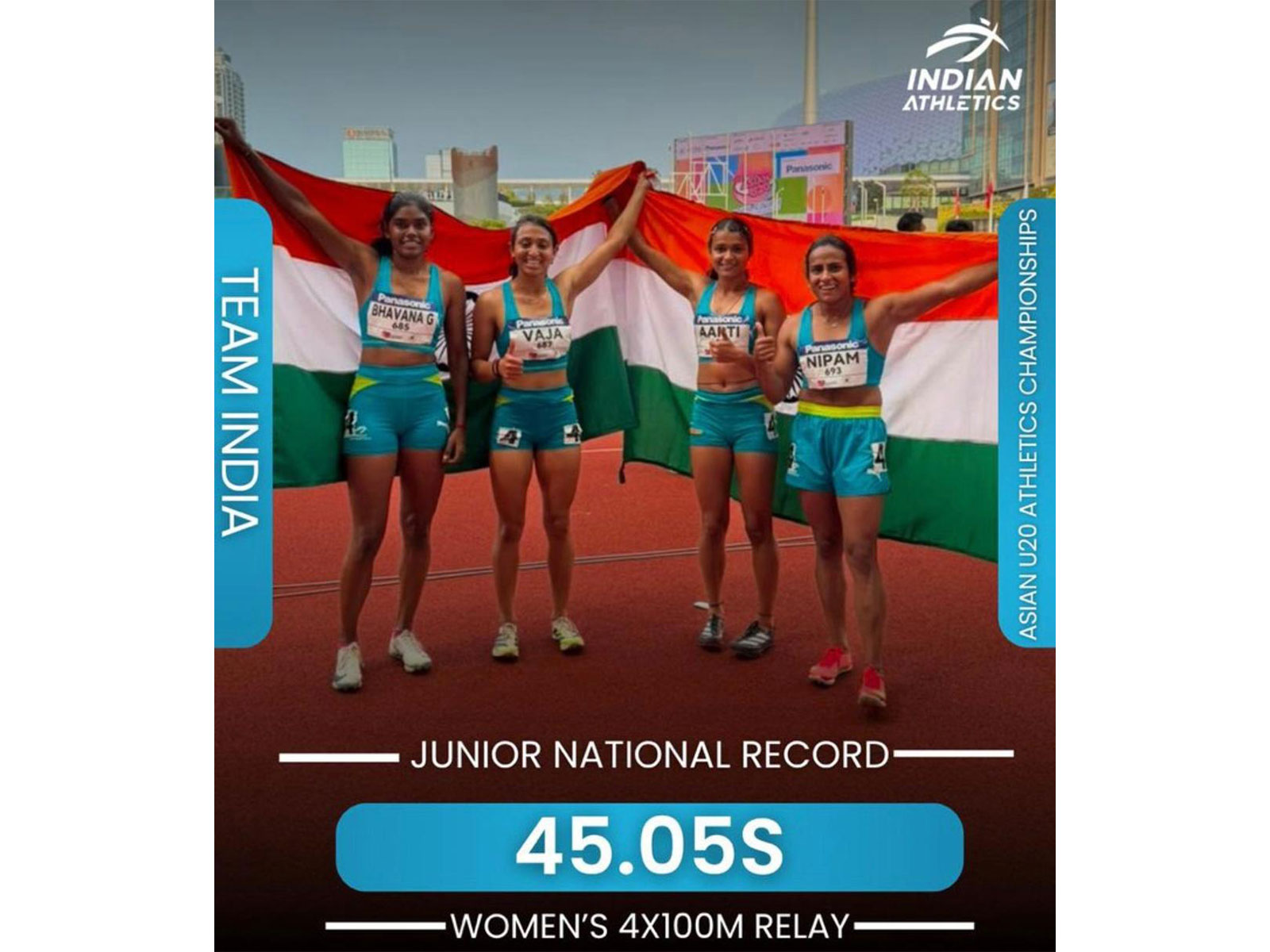 Asian U20 Athletics C'ships: Indian relay athletes break records ...