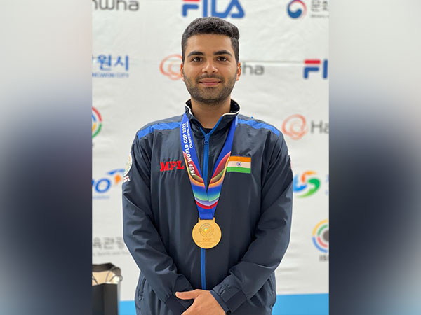 Arjun Babuta wins gold in Men's 10m Air Rifle at Changwon Shooting ...