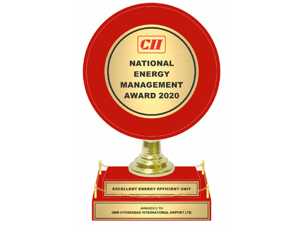 Hyderabad International Airport wins CII-GBC 'National Energy Leader' award