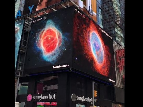 Times Square screens 'displays' stunning images captured by NASA's Webb ...