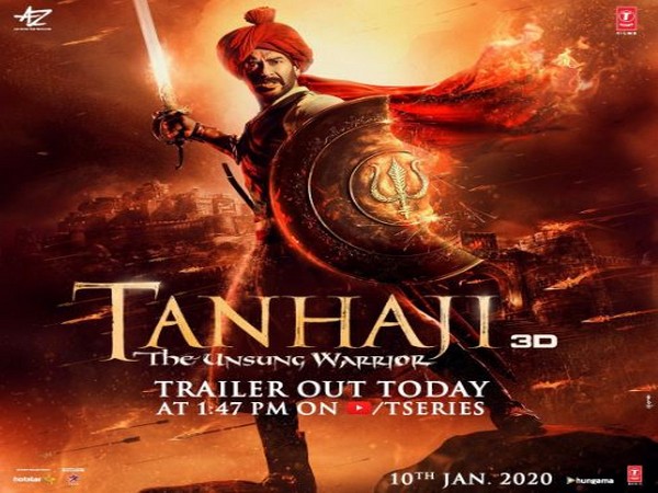 Ajay Devgn drops breathtaking trailer of 'Tanhaji: The Unsung Warrior'