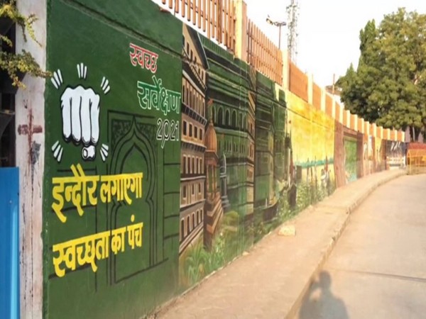 Indore gears up for 2021 Swachh Survekshan, city beautified with wall ...