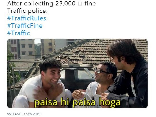 Meme lords have field day after two-wheeler owner incurs Rs 23,000 fine