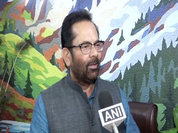 Naqvi slams Congress for calling Rajnath's Shastra puja a 'tamasha'