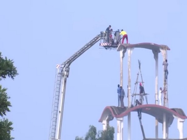 Odisha: Over 60 fire tenders used to rescue man from 70-feet-high dome ...