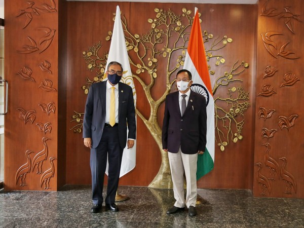 MoS Rajkumar Ranjan meets SAARC Secretary-General Esala Ruwan Weerakoon