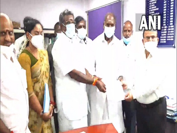 AINRC leader Rajavelu files nomination for Assembly Deputy Speaker election in Puducherry