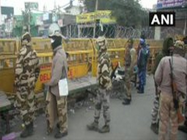 Security personnel posted at Singhu border as farmers' protest continue