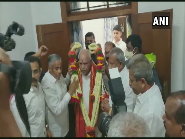 Ministers, supporters greet Yediyurappa on 78th birthday