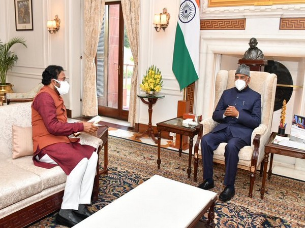 Union Minister G Kishan Reddy calls on President Ram Nath Kovind