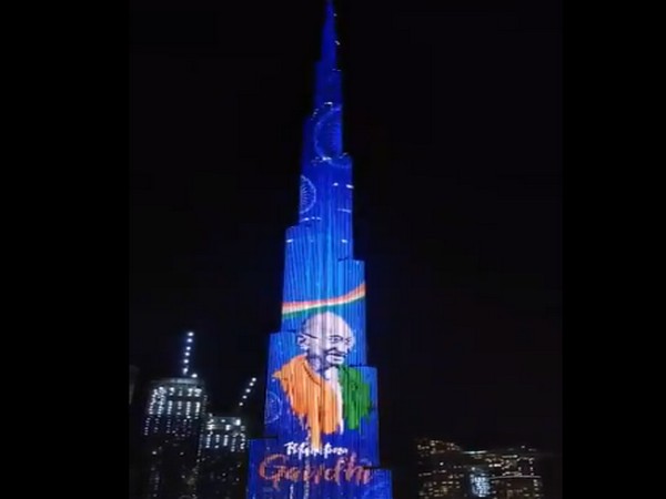 Burj Khalifa illuminates in honour of Mahatma Gandhi's 151st birth ...