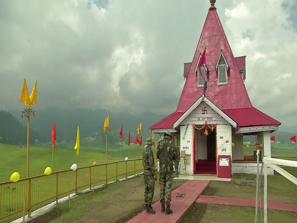 J-K: Army with support from locals renovates famous Shiv Temple in Gulmarg