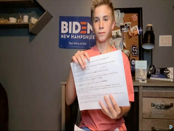 Brayden Harrington, befriended by Biden over stuttering, to be part of ...
