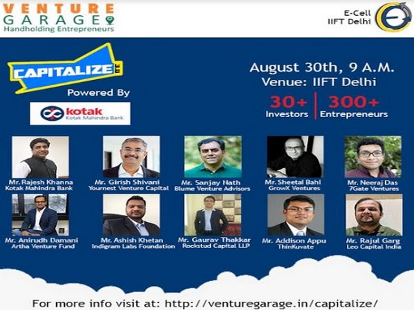 Venture Garage to organize Capitalize 3.0 with 30 VC and Angel Investors