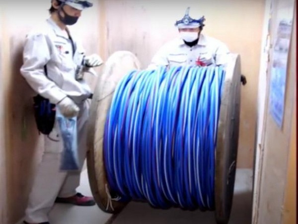 Construction companies in Japan use aluminium conductor CV cables