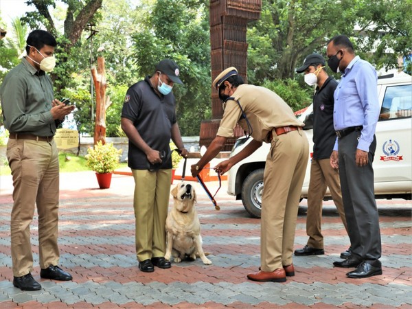 Kerala police confer commendation medal on tracker dog Jerry for help ...