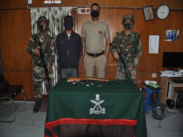 Assam Rifles recovers miniature rifle, pistol in Mizoram's Aizawl