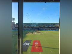Glass shattered by Rinku's six at St George's Park still broken ...