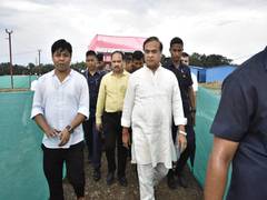 Assam CM visits Lachit Moidam Memorial and Cultural Complex, takes ...