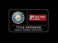 IDFC First bags title sponsorship rights for all BCCI international ...