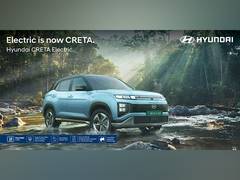 Hyundai Motor India unveils the electric CRETA