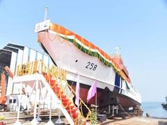 Goa Shipyard Ltd launches two indigenous fast patrol vessels for Indian ...