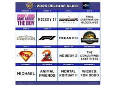 Warner Bros Pictures unveils 2025 slate, 'Wicked: For Good', 'Superman ...