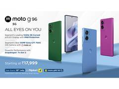 Motorola Launches moto g96 5G with 144Hz 3D Curved pOLED Display, and ...