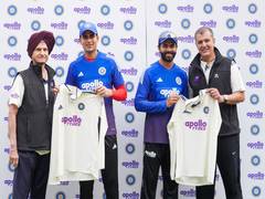 Apollo Tyres unveils logo on Indian men's cricket team jersey