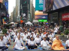 PM Modi's Yoga Guru to lead New York's Times Square celebrations on ...
