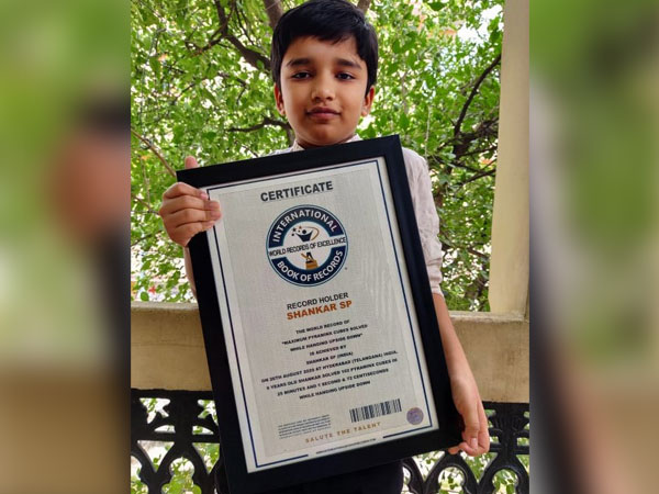 Nine-year-old from Hyderabad achieves world records for solving ...