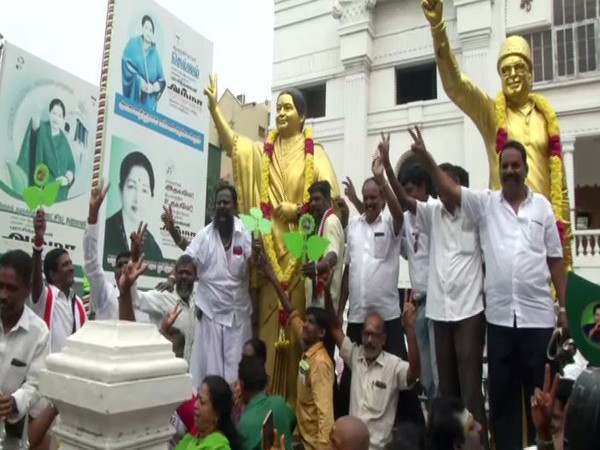 Tamil Nadu: Celebrations at AIADMK office as candidates lead in by-poll ...